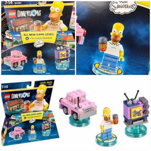 10中: LEGO Dimensions The Simpsons 71202